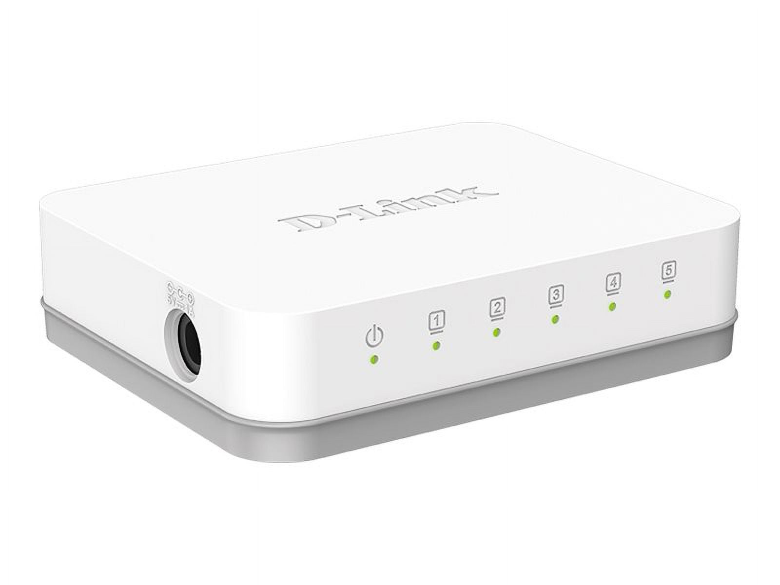 D-Link GO-SW-5GE 5-Port Unmanaged Gigabit Metal Desktop Switch ...