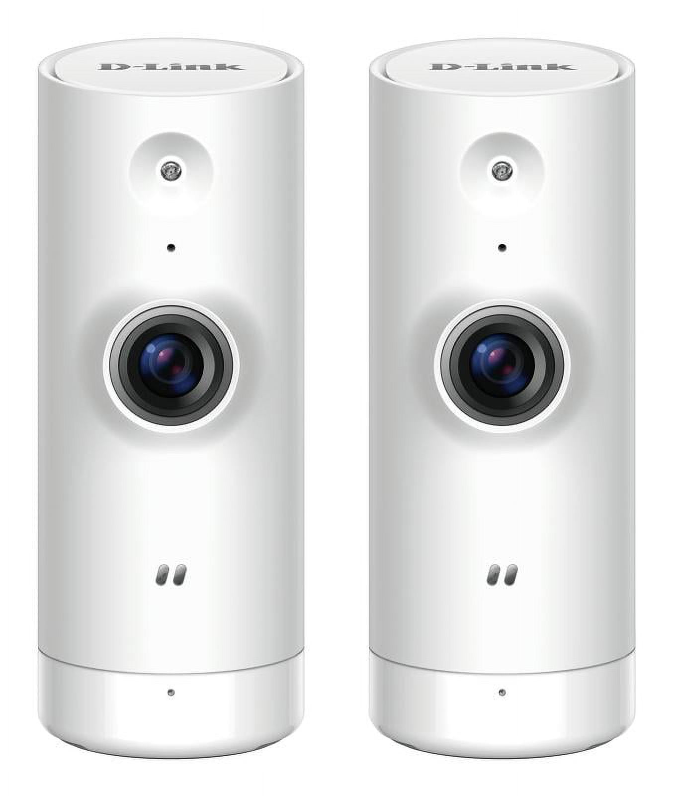D-Link Mini HD Wi-Fi Camera 2-Pack, Home Security, 4x Zoom, Night ...