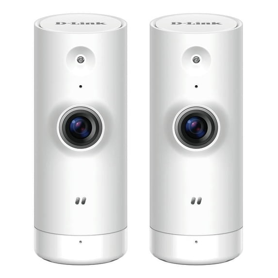 D-Link Mini HD Wi-Fi Camera 2-Pack, Home Security, 4x Zoom, Night ...