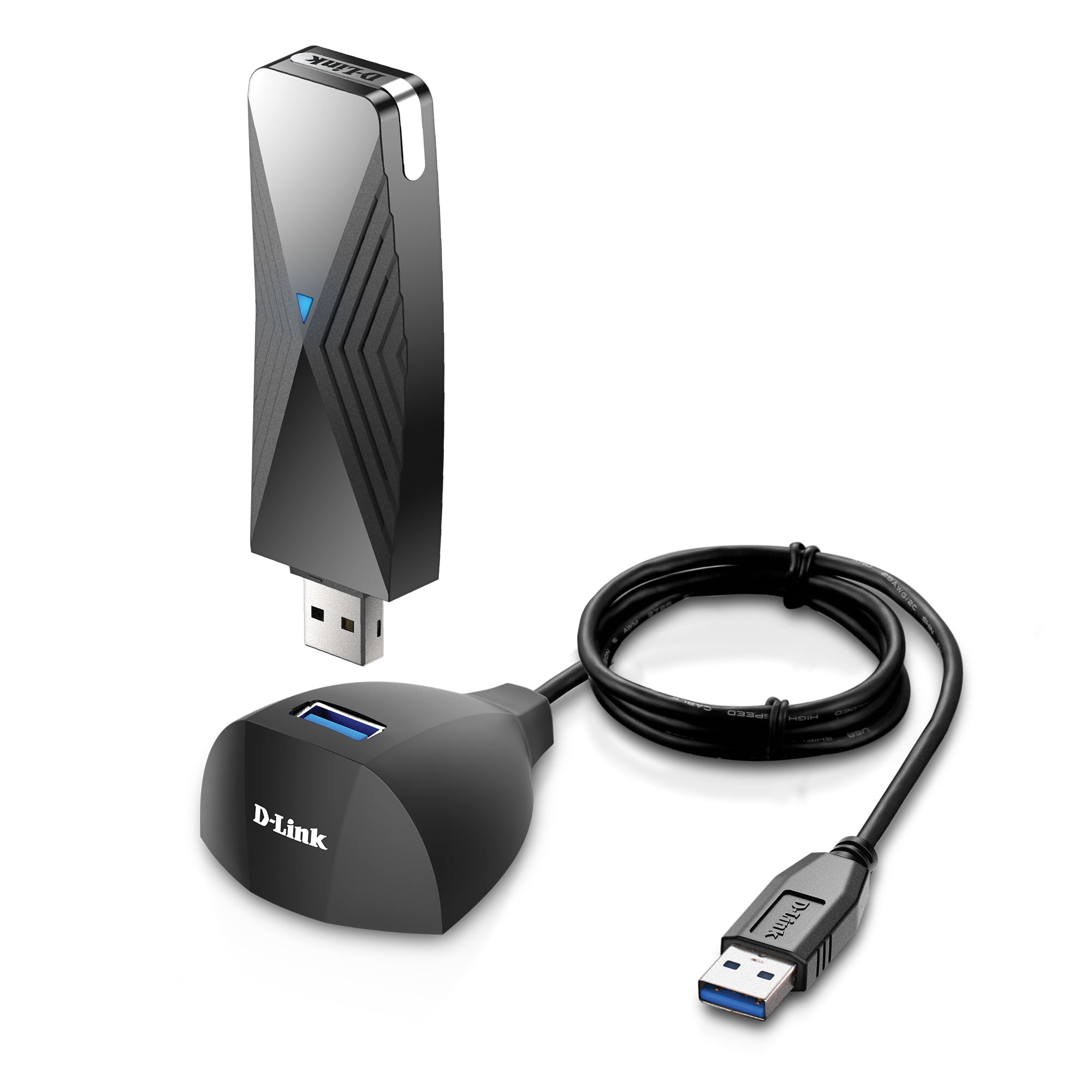 D-Link USB WiFi 6 Adapter AX1800 USB 3.0 Dual Band Long Range MU-MIMO ...