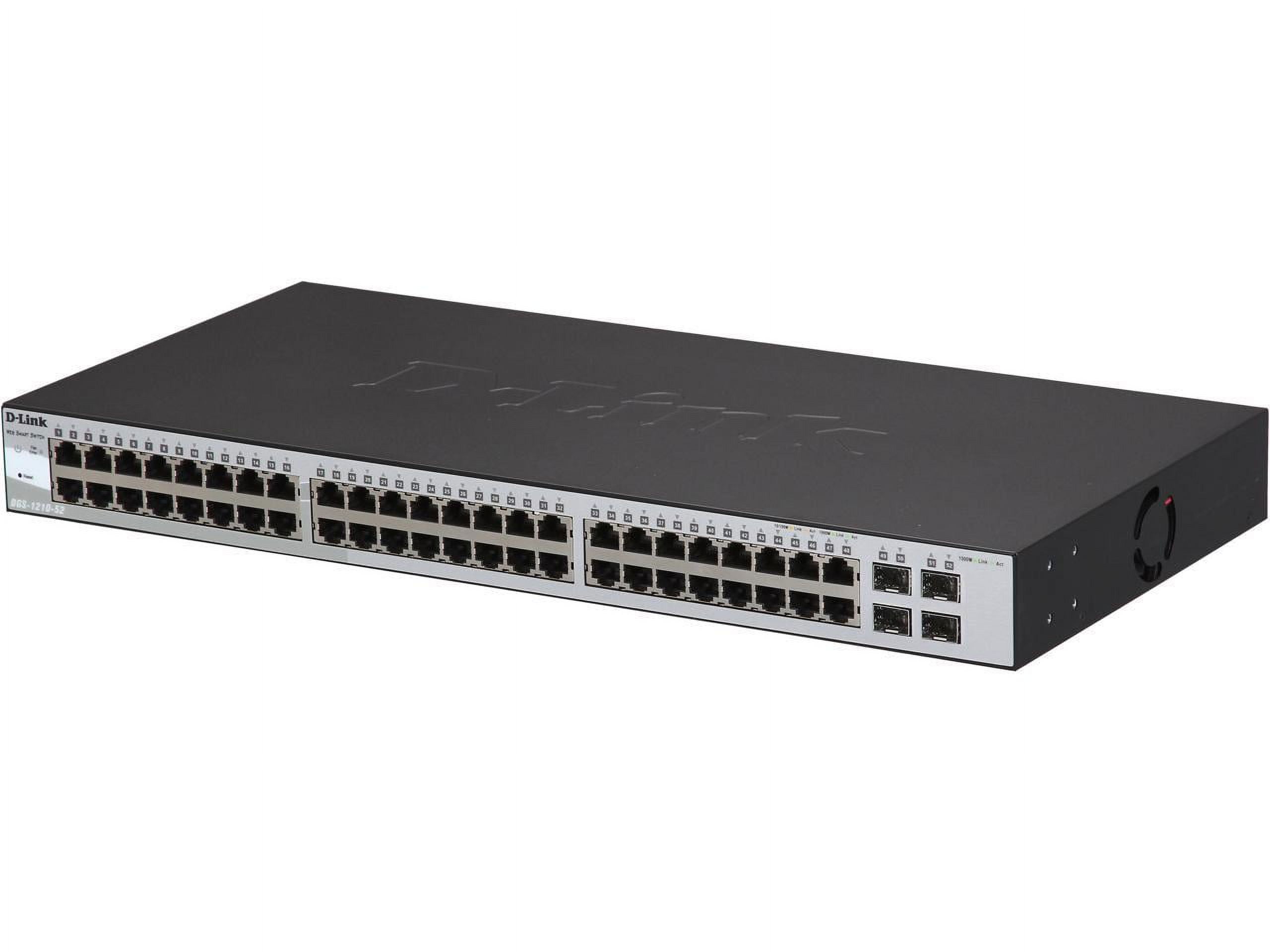 D-Link 52-Port Gigabit Web Smart Switch including 4 SFP ports - Walmart.com