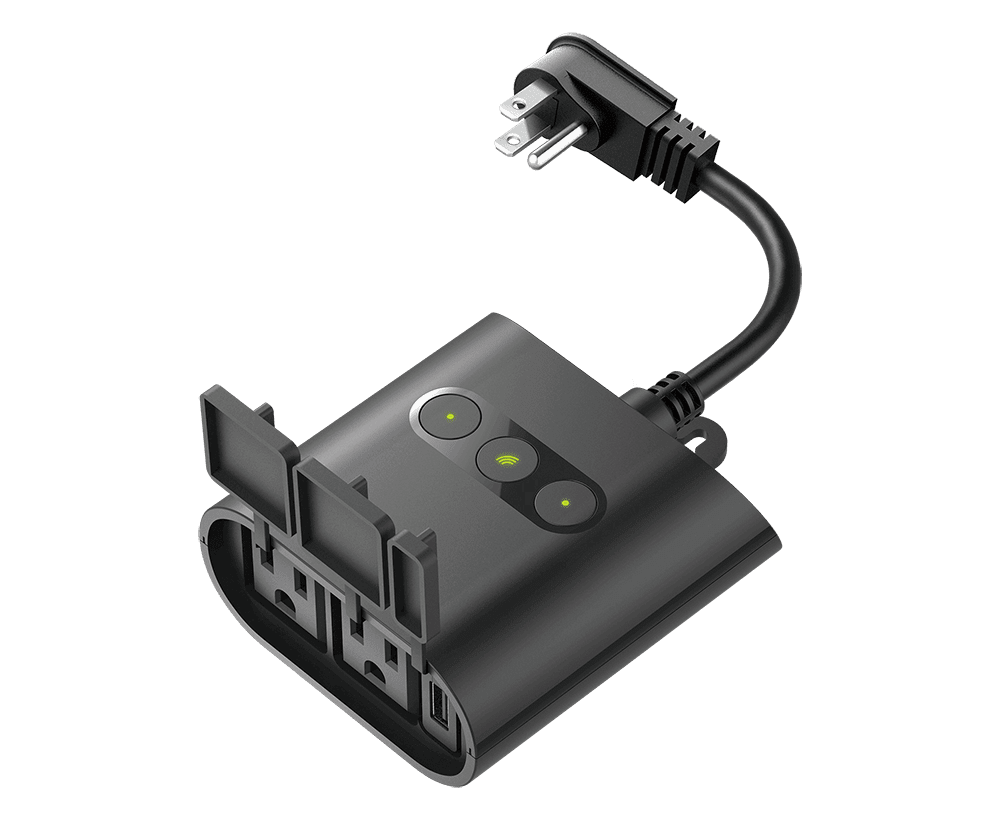D-Link WiFi Outdoor Smart Plug, Water and Dust Resistant, 2 Sockets, 1 ...