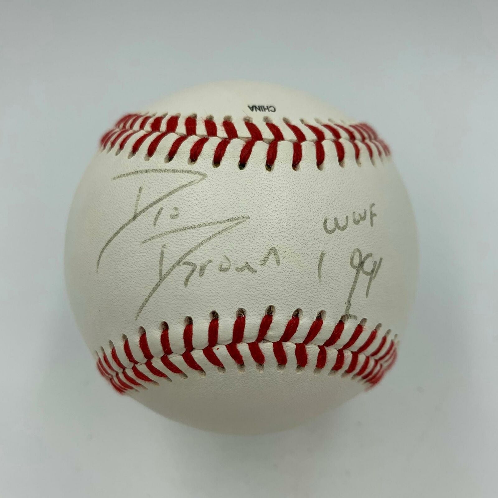 D'Lo Brown Signed Autographed Baseball WWE Wrestling With JSA COA ...
