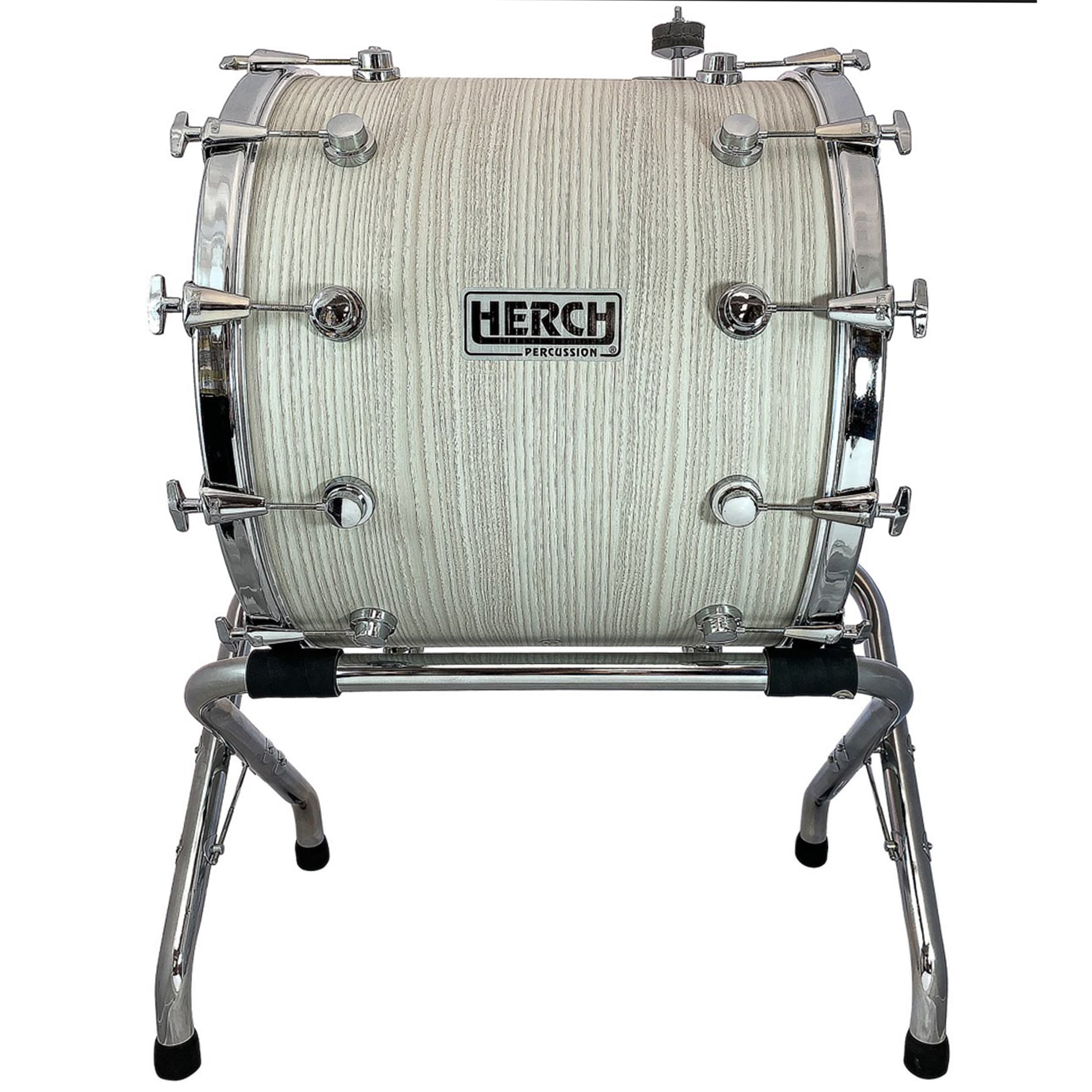 D'Luca Herch Tambora Bass Drum, White, 20" x 24" - Walmart.com