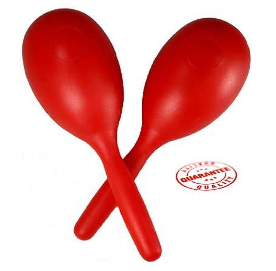D'Luca Percussion Red Fish Style Plastic Maraca - Walmart.com