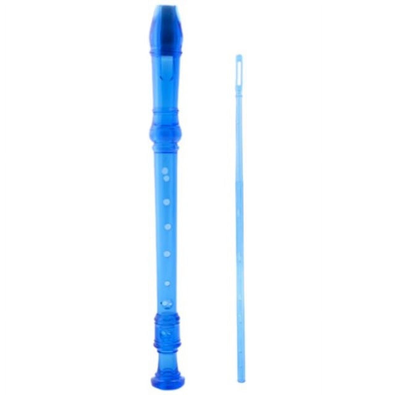 D'Luca Student 3 Piece Recorder Flute Blue - Walmart.com