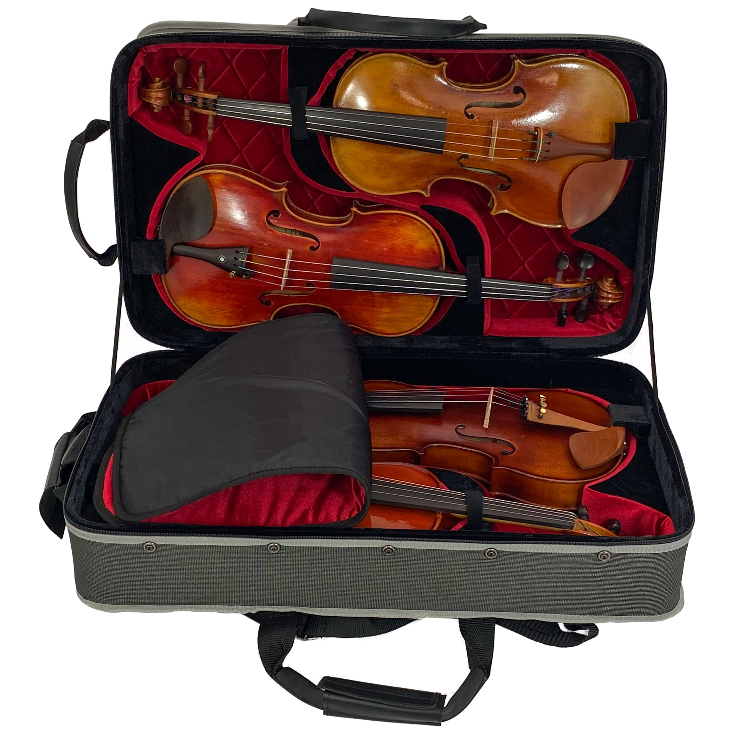 D'Luca Wooden Quad 4/4 Violin Case - Walmart.com