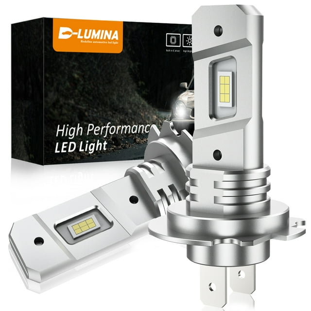 D-Lumina H7 LED Headlight Fog Bulbs Kit, 12V 3500LM 1:1 Mini Size H7 ...