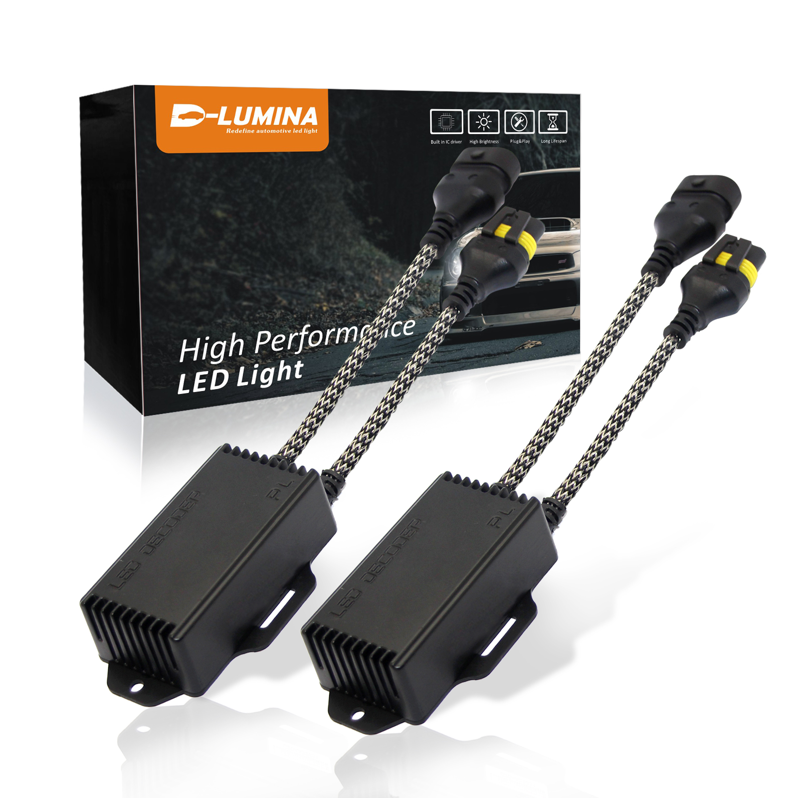 Xprite Reflex Series LED Headlight Canbus Anti-Flicker Load Resistor ...