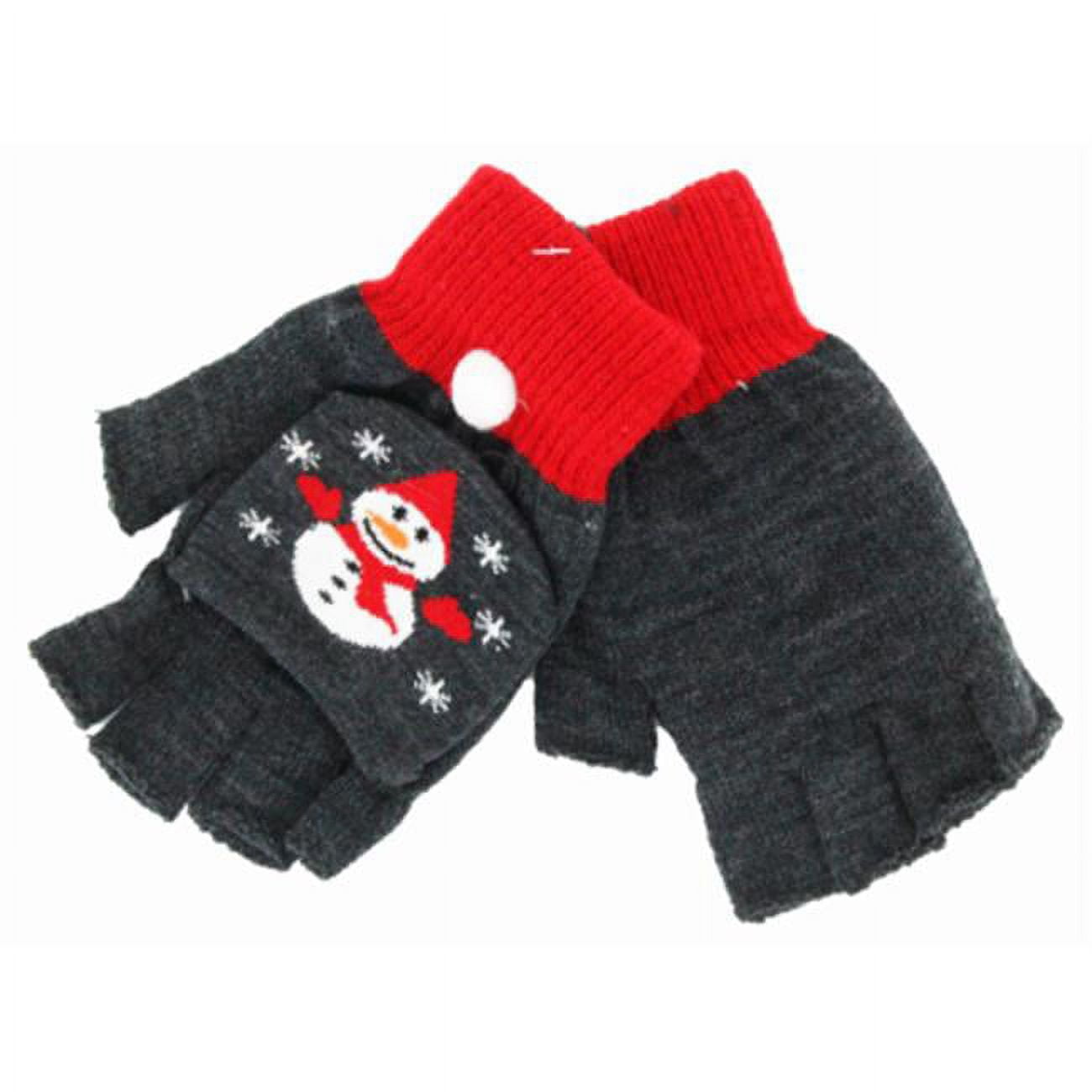 D.M. Merchandising Inc X-FGLV Christmas Fingerless Glove - Walmart.com