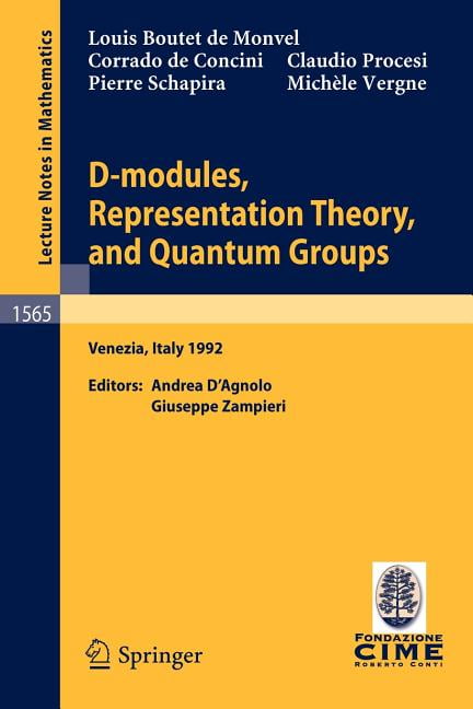 D-Modules, Representation Theory, and Quantum Groups: Lectures Given at ...