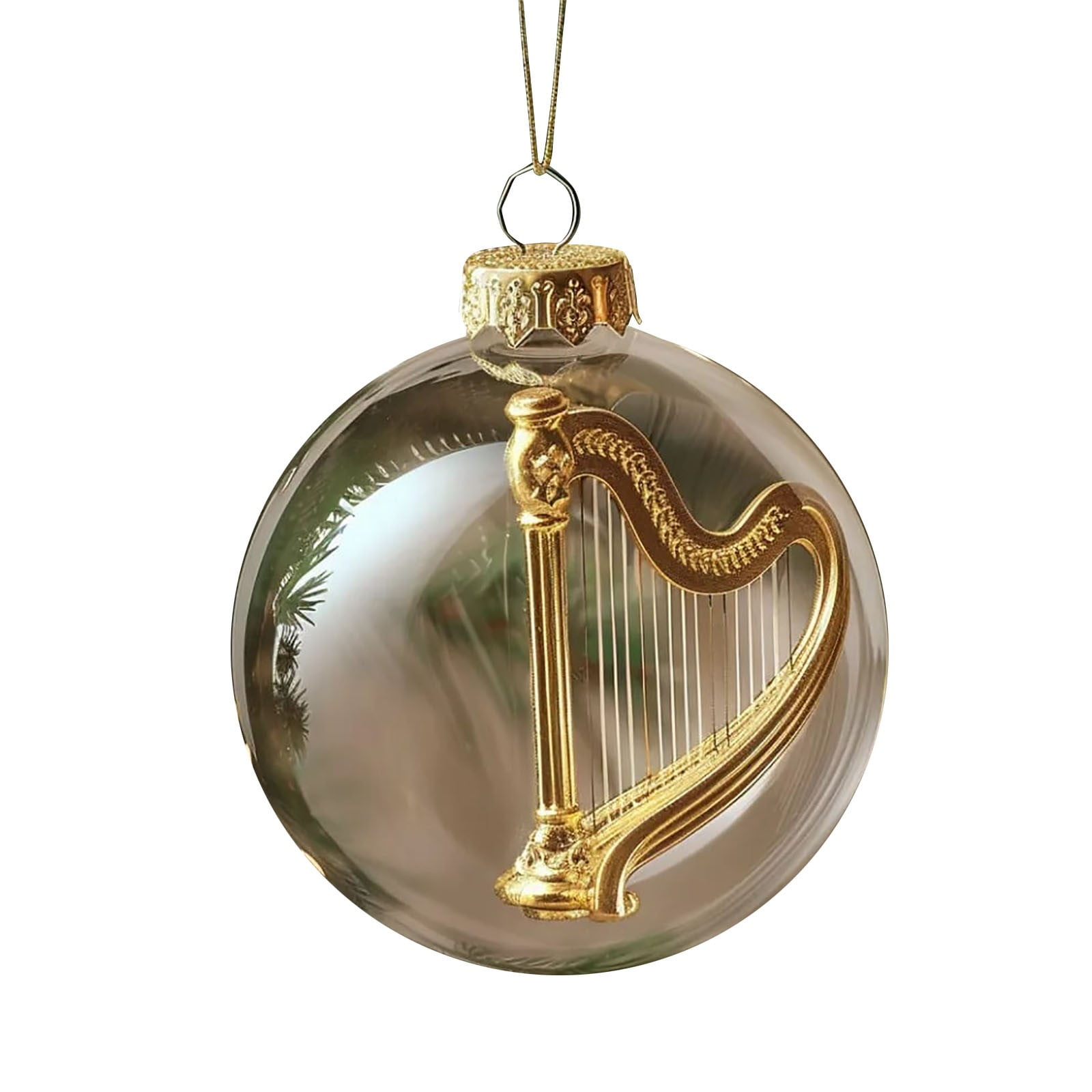 D Musical Note Acrylic Hanging Ball Ornament D Winter Decor For Tree ...