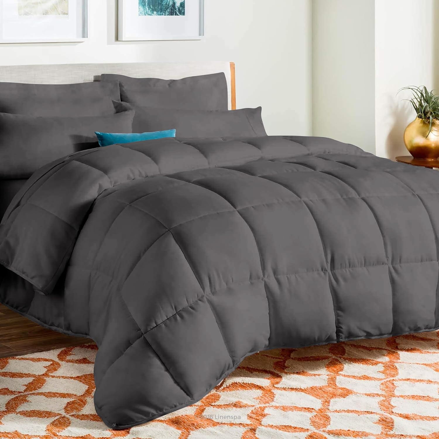 D.N.G. BEDDINGS Deluxe All Seasons Super King Size 800 Thread Count ...