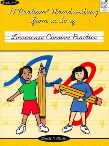Pre-Owned D'Nealian Handwriting from A to Z: Lowercase Cursive Practice ...