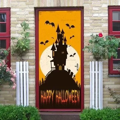 D New Door Sticker Matte Film Vinyl PVC Waterproof Full Door Sticker ...