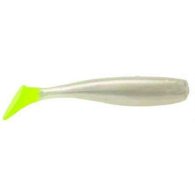 D.O.A. CAL SHAD TAIL PEARL/CHARTREUSE TAIL - Walmart.com