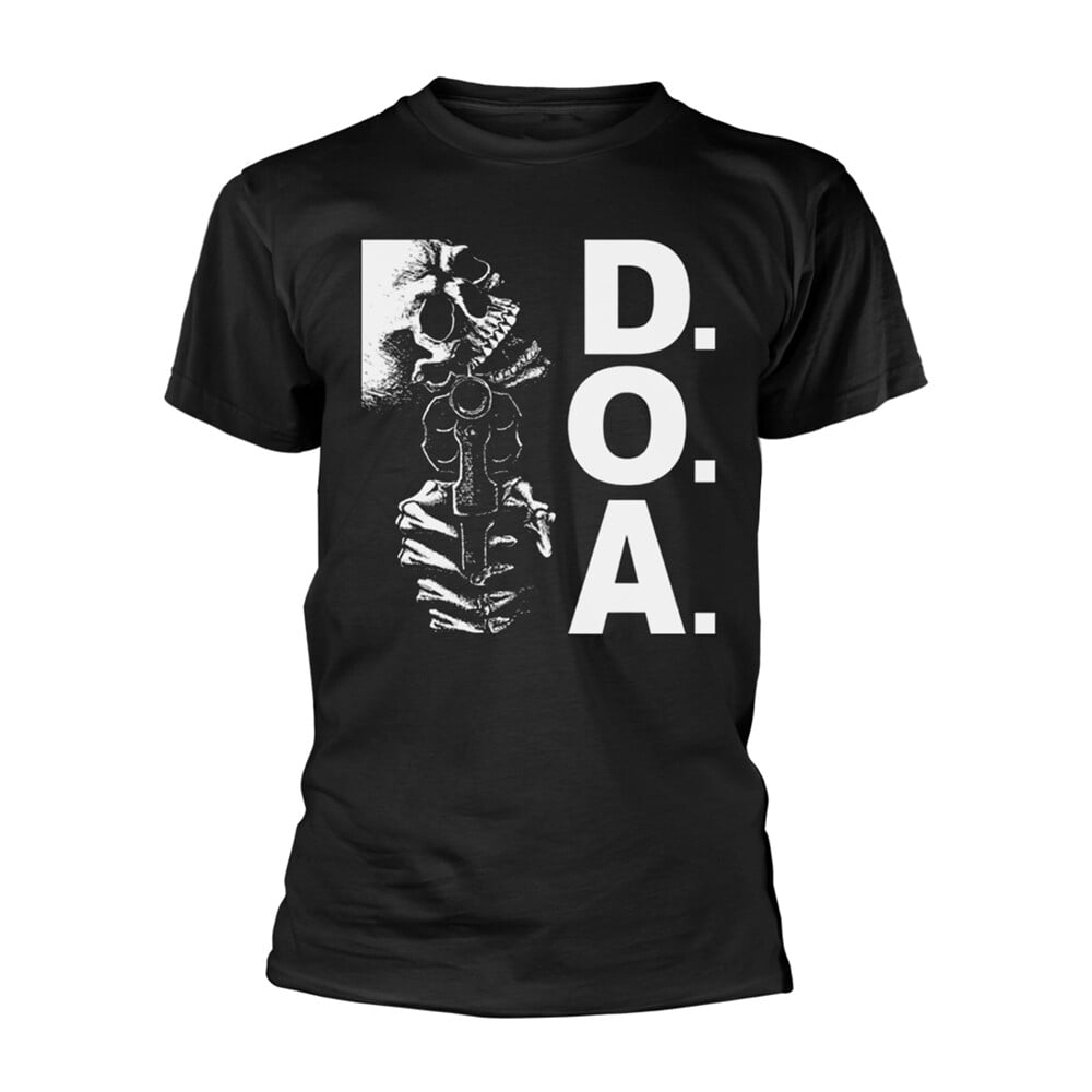 D.O.A. - TALK ACTION BLACK T-Shirt, Front & Back Print Small - Walmart.com