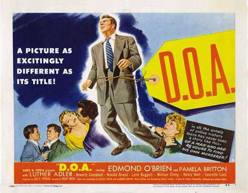 D.O.A. - movie POSTER (Style C) (11" x 17") (1950) - Walmart.com