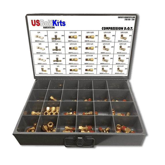 D.O.T. Compression Fittings Drawer Assortment - Walmart.com