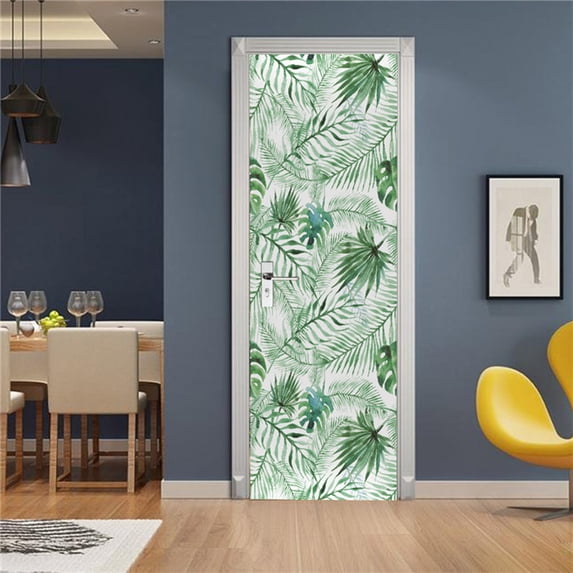 D PVC Self Adhesive Door Sticker For Living Room Bedroom DIY Sea View ...