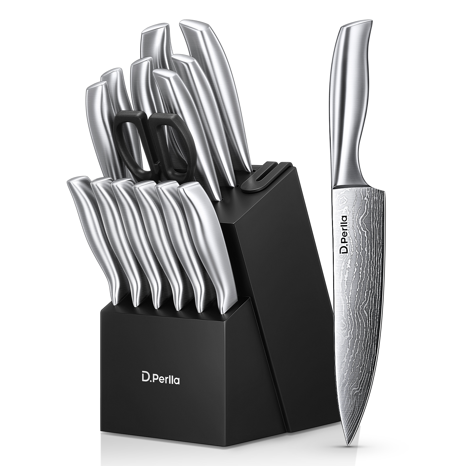 Built Gourmet 4-piece Cutlery Set with Stainless Steel Utensils in Case ...
