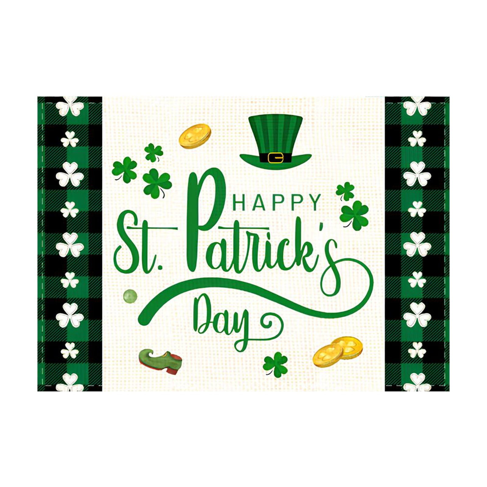 D Place Mats Printed Saint Patricks Day Table Mats Style 4 30X45Cm 11 ...
