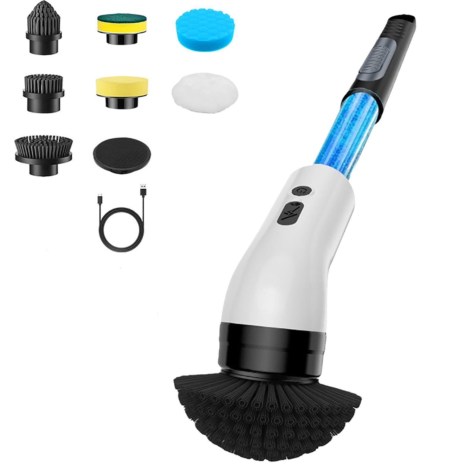D Professional Bathroom Cleaning Kit With 8 Specialized Heads And 360 ...