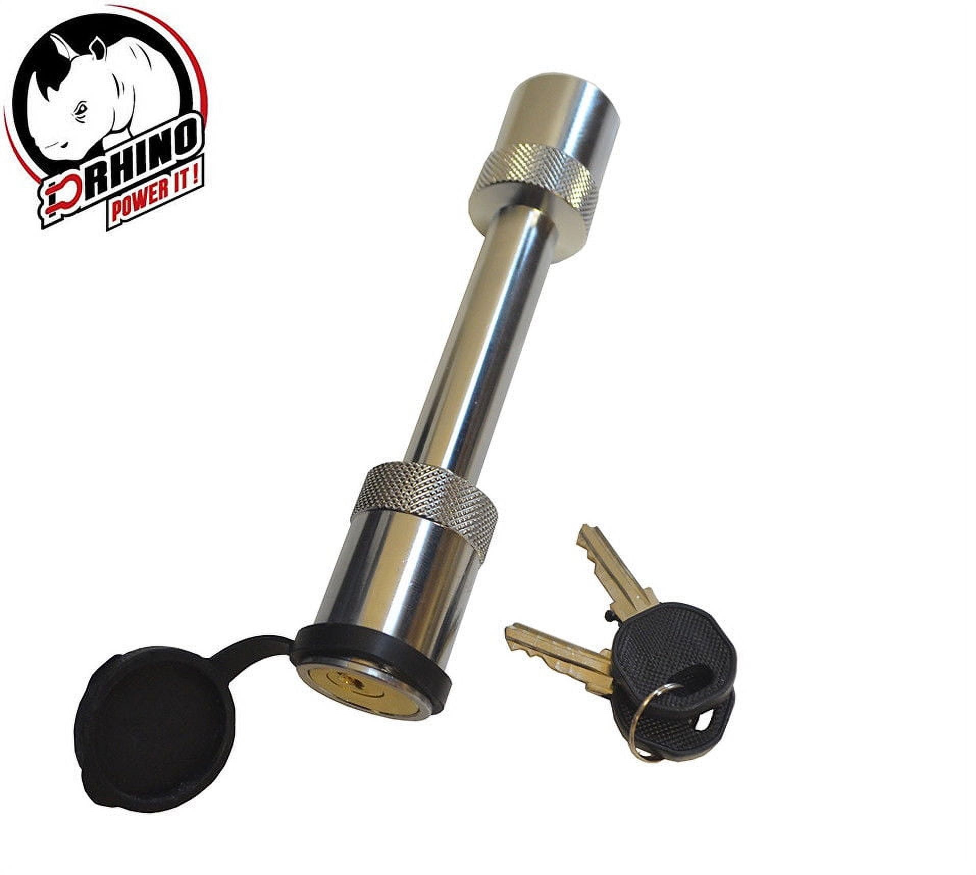 D-Rhino 5/8" Locking Hitch Pin with Keys and Cover Truck Trailer ...