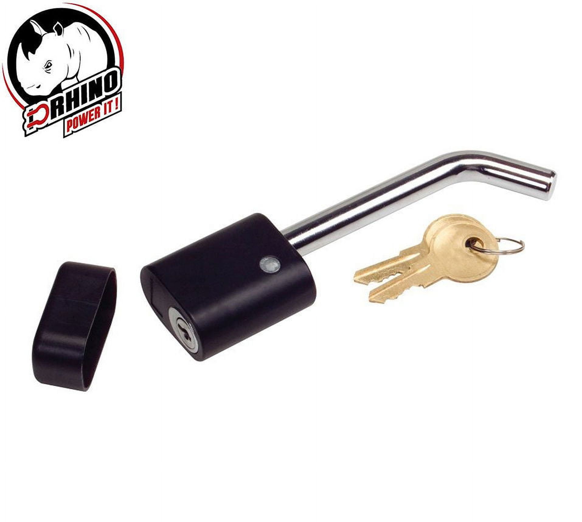 D-Rhino 5/8" Locking Receiver Hitch Pin Lock Keys Coupler Truck Trailer ...