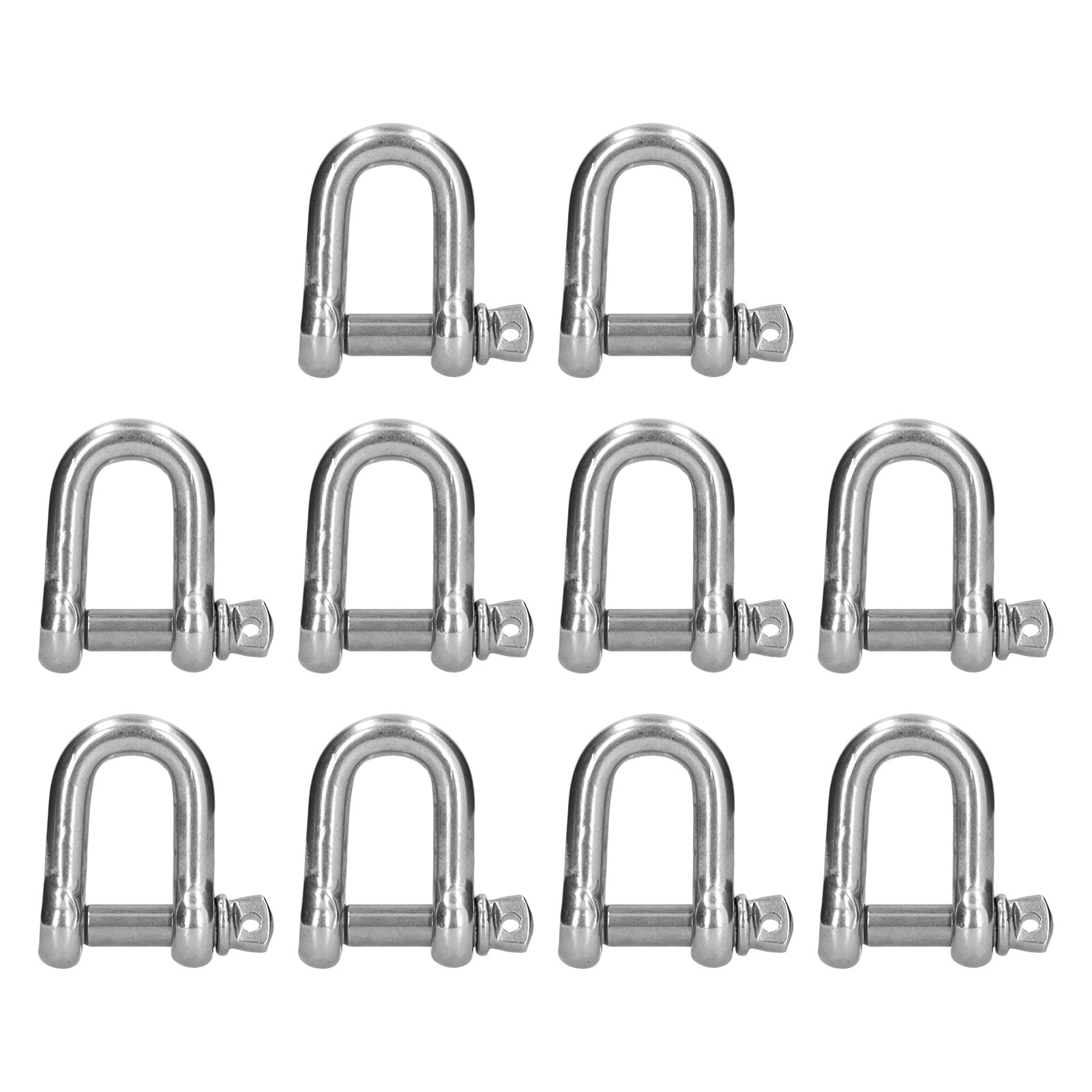 D Ring Anchor Shackle 304 Stainless Steel Screw Pin Chain Connector ...