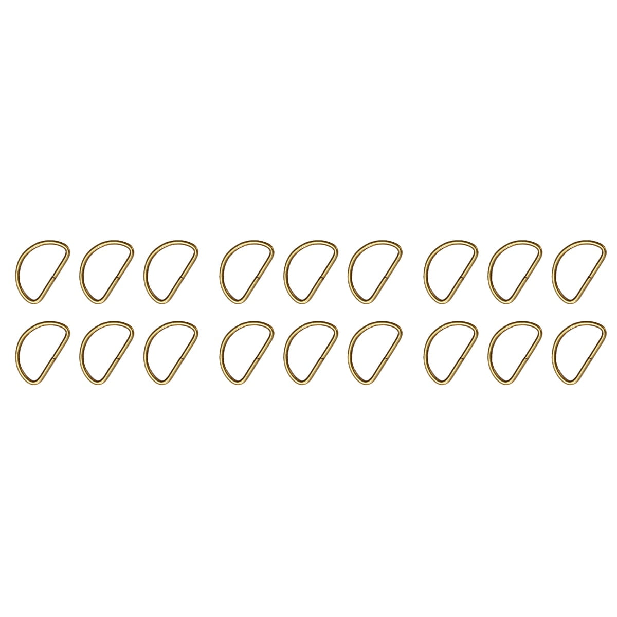 D Ring Buckle Semi- Circular 60 PCS Leather Goods Metal Dog Collar ...