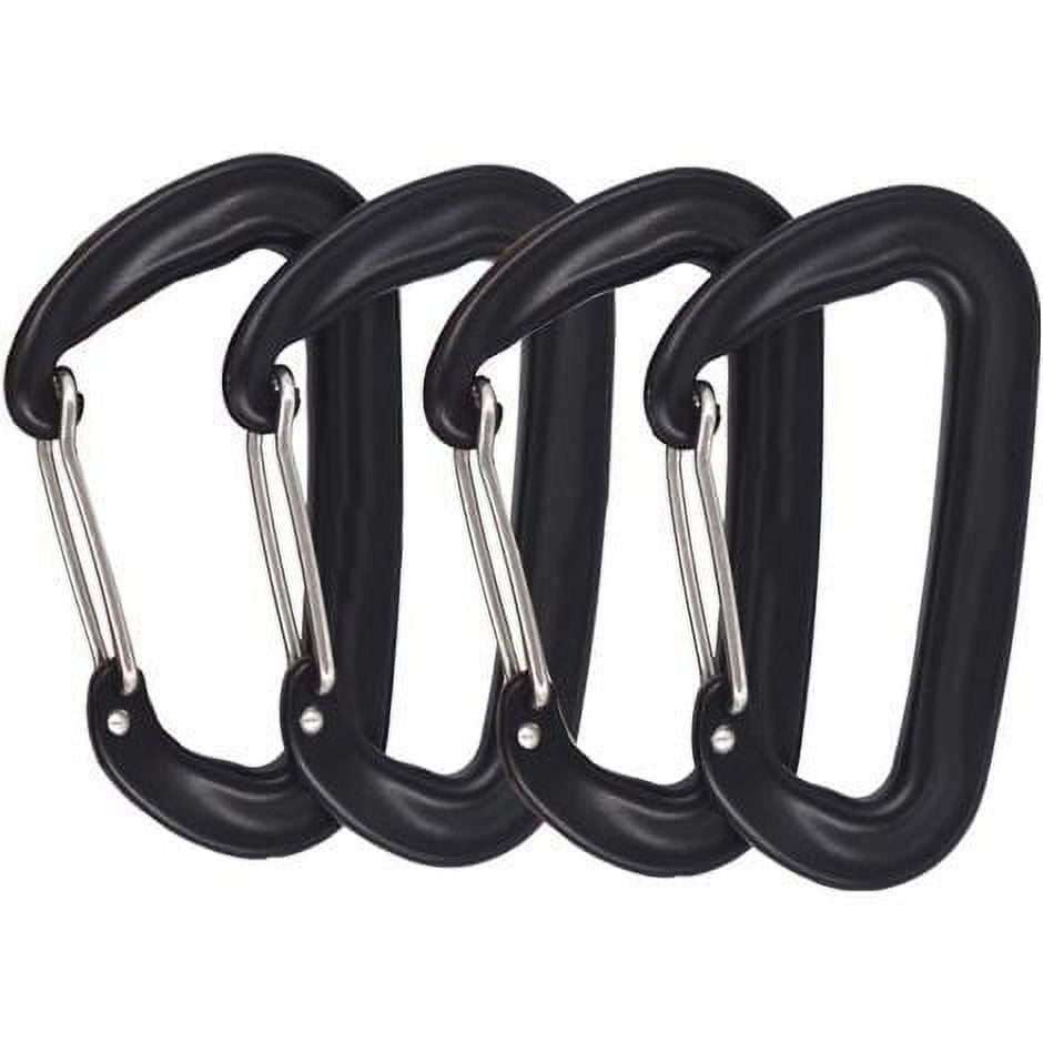 D-Ring Carabiner Clips, Heavy Duty Aircraft-grade Aluminum Compact ...
