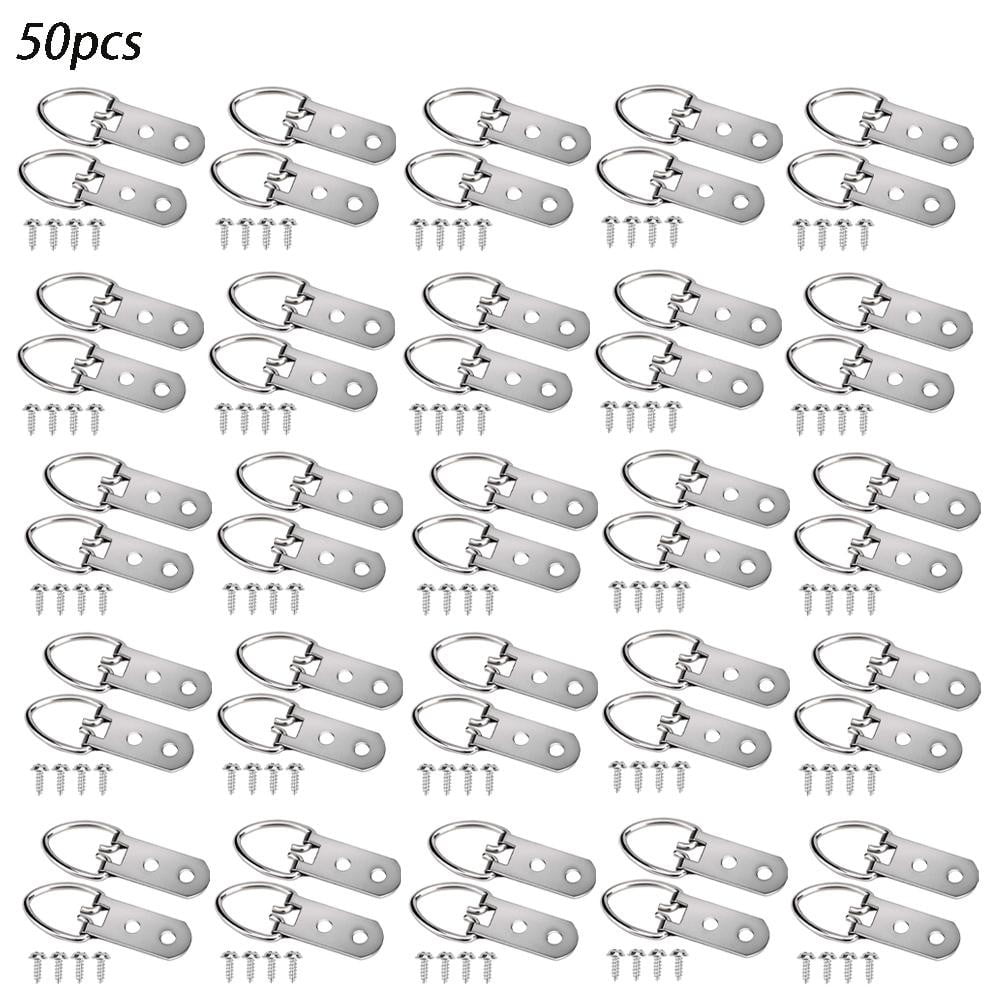 D-Ring Picture Hangers Kit With Screws Smile Home - Walmart.com