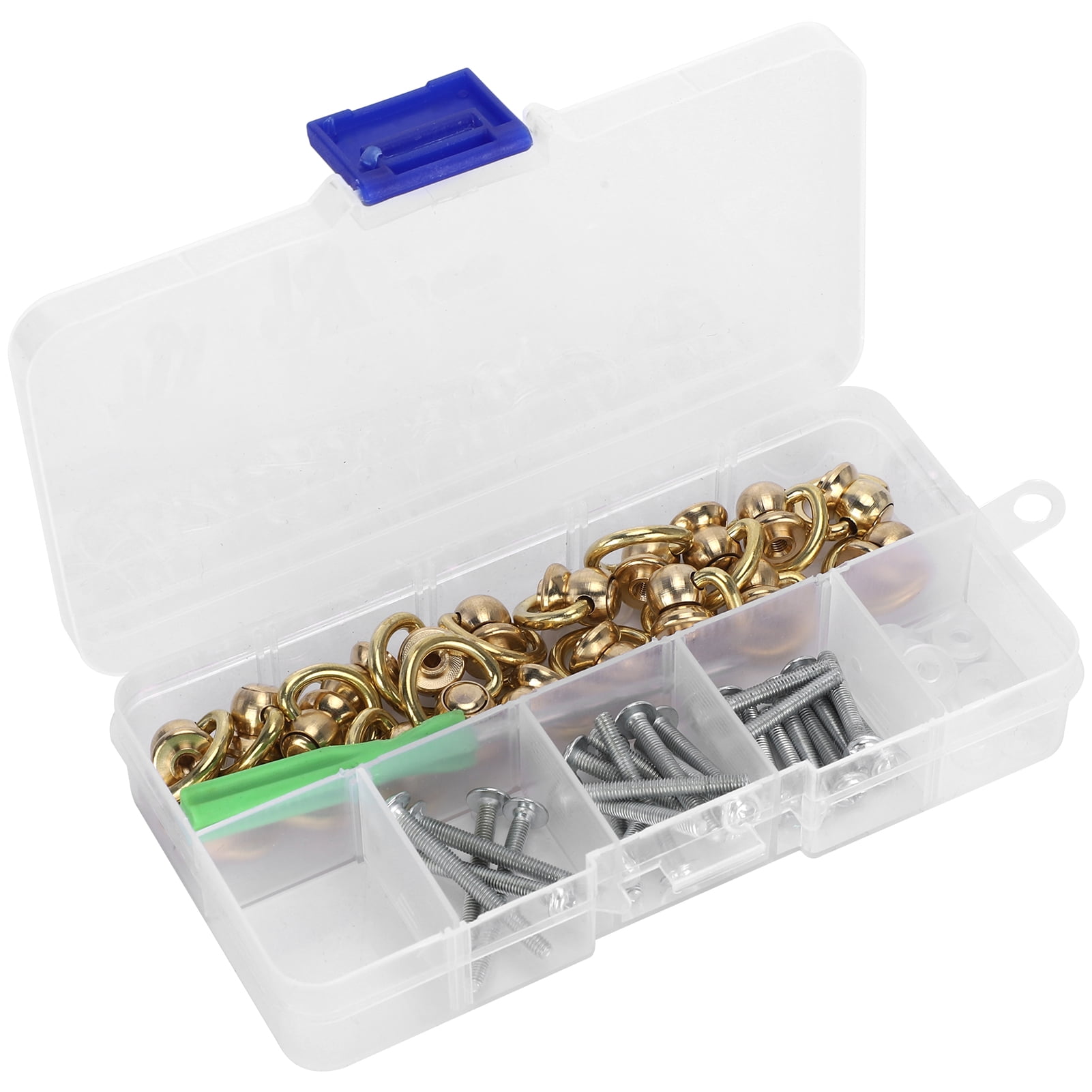 D Ring Rivets Rotating Ball Stud Button Brass Buckle Handle Connector ...