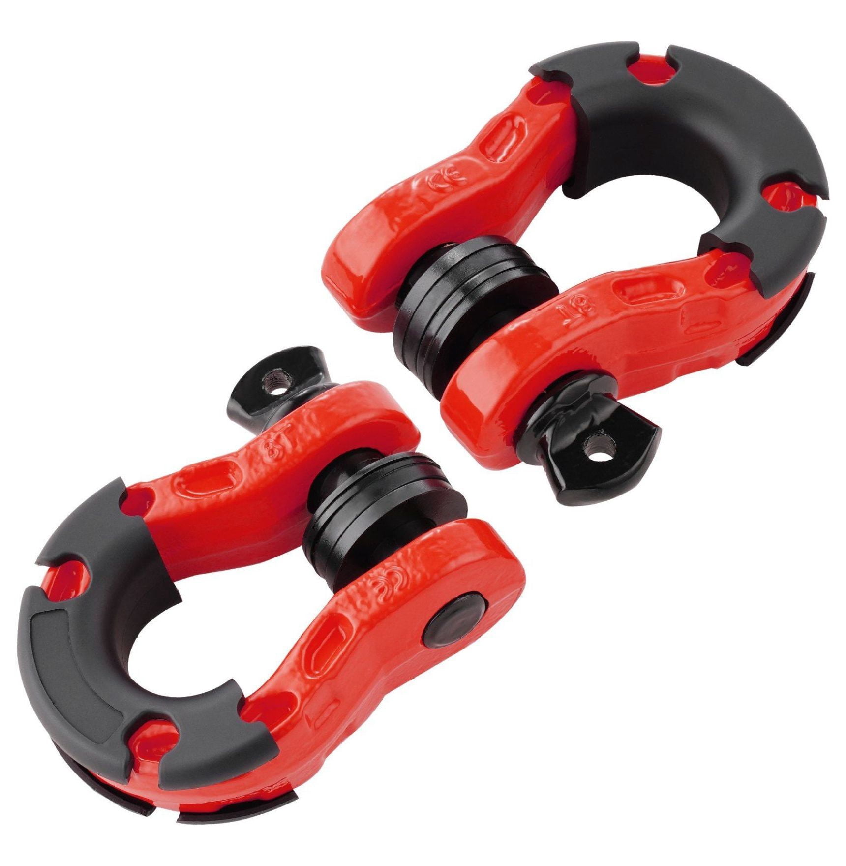 D-Ring Shackle 2 Pack - 30 Ton Alloy Steel Shackles with 7/8" Screw Pin ...