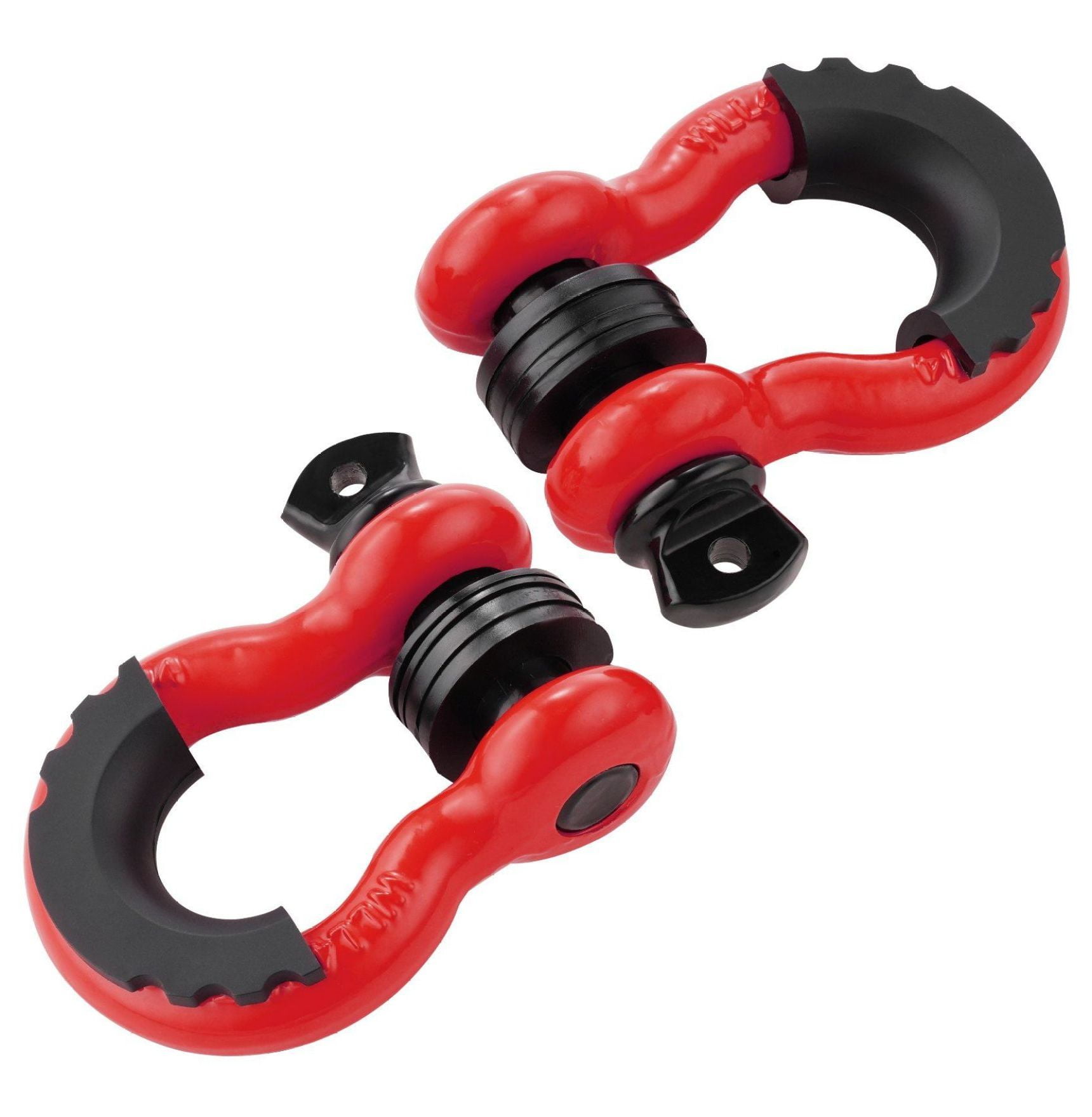D-Ring Shackle 3/4" 2 Pack - 62832 lbs Capacity - Alloy Steel Recovery ...