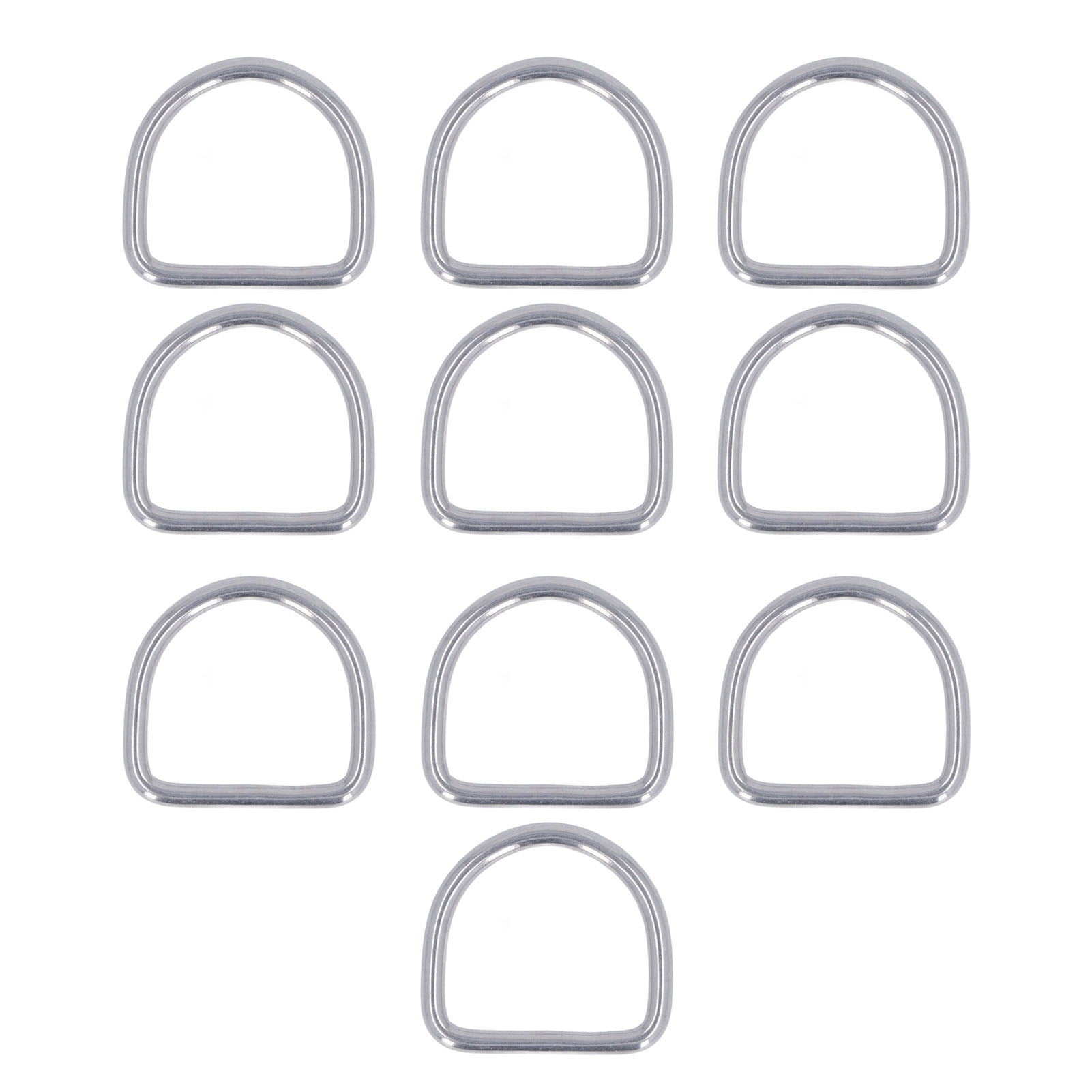 D Ring Stainless Steel Half Round Shape 10Pcs for Rigging 50 X 47 X 5mm ...