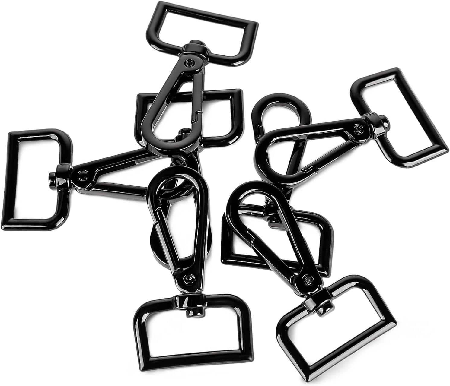 D Ring Swivel Lobster Claw Clasp 1 Inch Diameter Metal Push Gate Snap ...