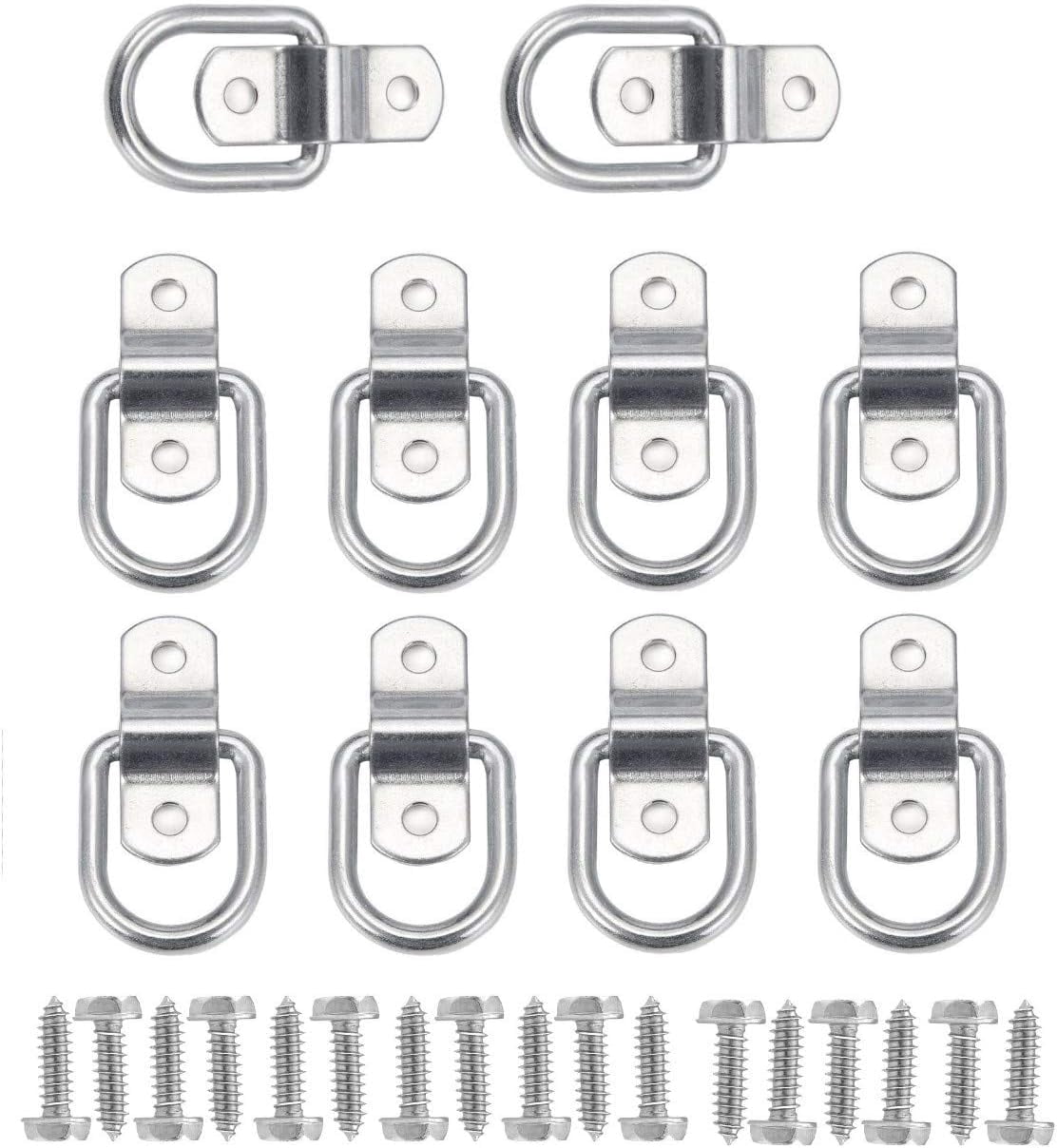 D Ring Tie Down Anchor With Stainless Steel Construction, Zinc Plated ...