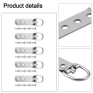 Arrow 160445 Pack Of D-Ring Picture Hangers Chrome Pack Of 8 - Walmart.com