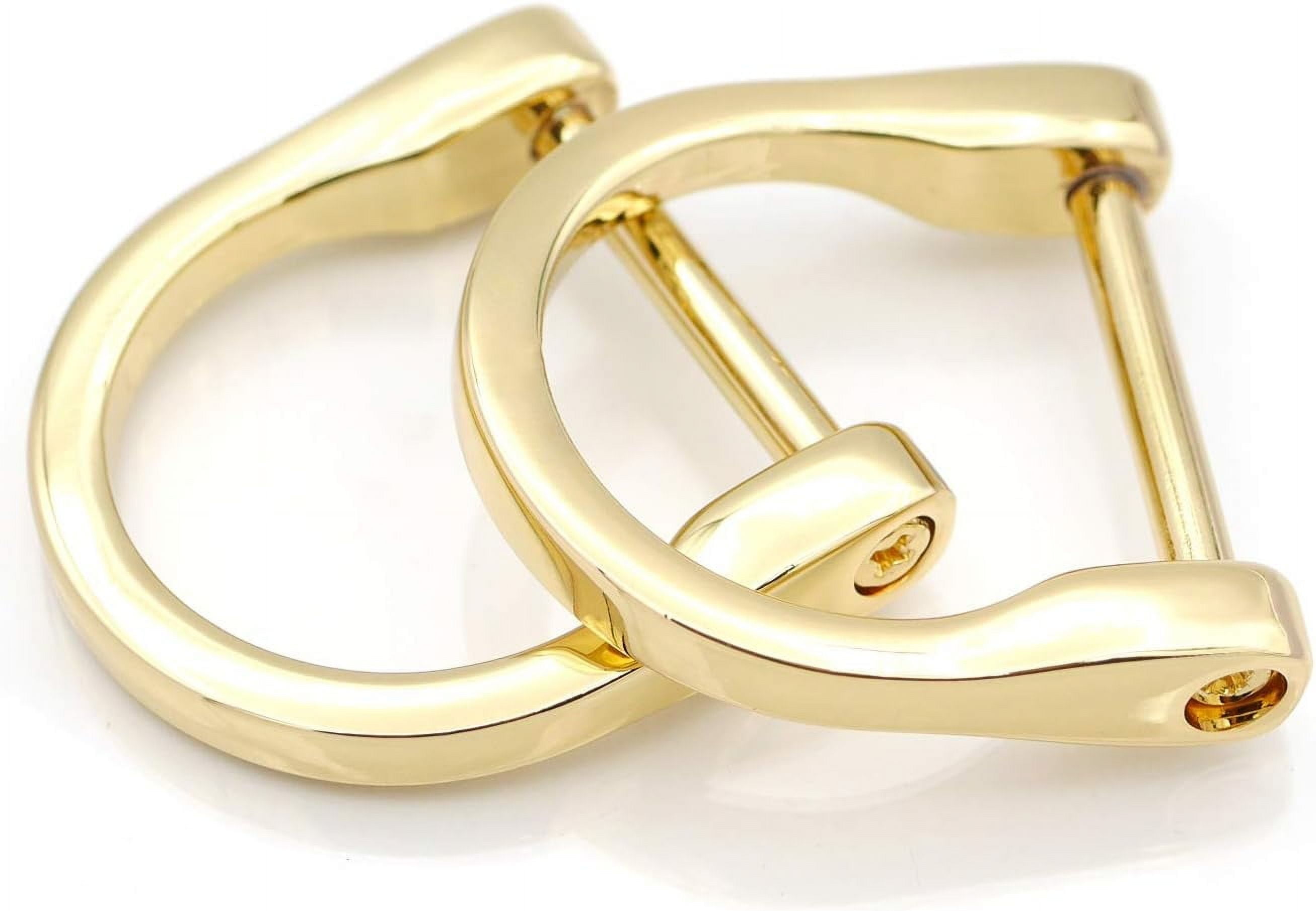 D-Rings Screw in Shackle Horseshoe D Ring DIY Key Holder Purse ...