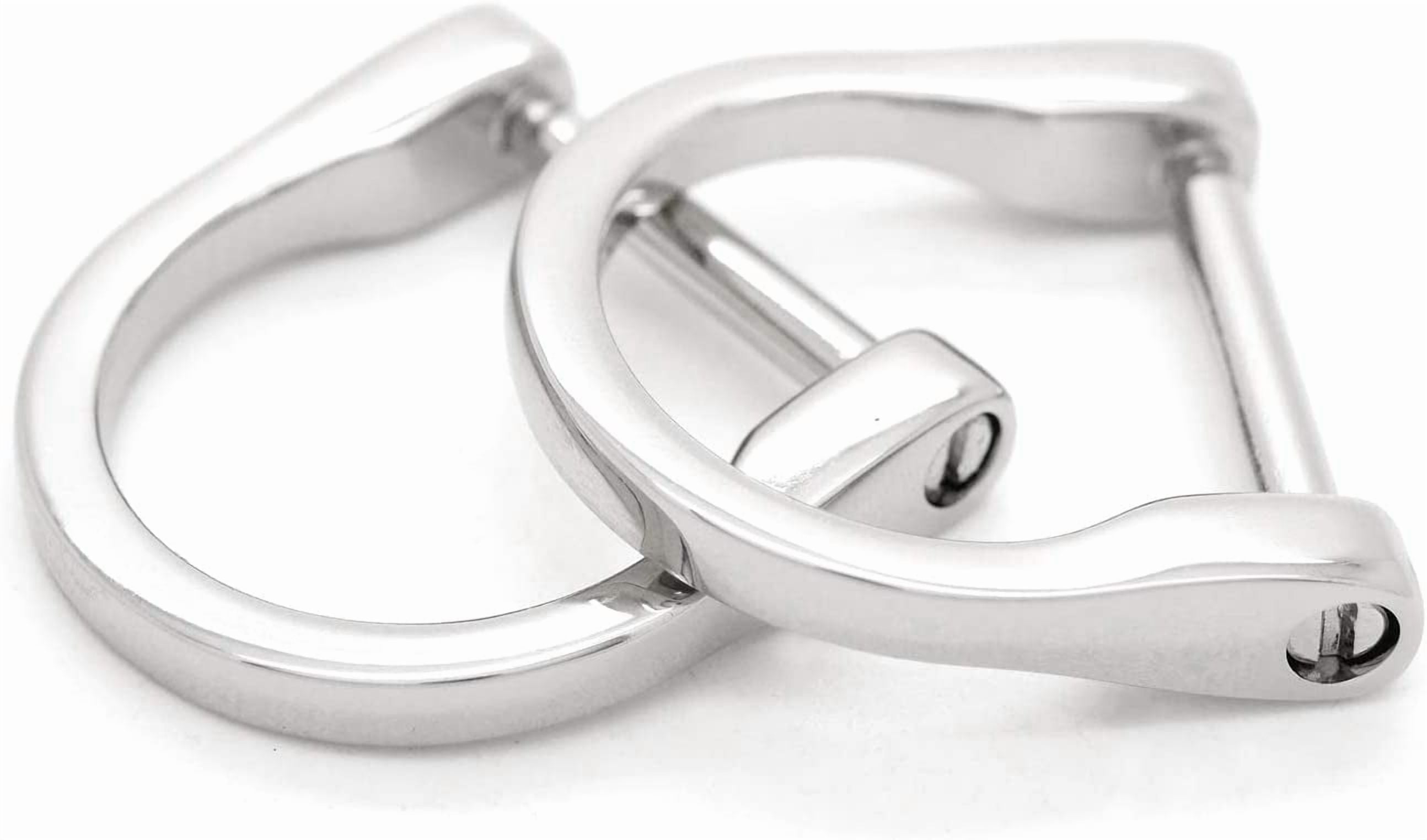 D-Rings Screw in Shackle Horseshoe D Ring DIY Key Holder Purse ...