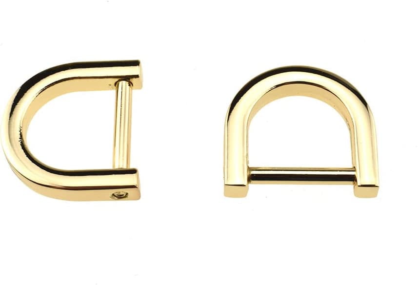 D-Rings with Screw Shackle Horseshoe U Shape Key Ring Purse Holder ...