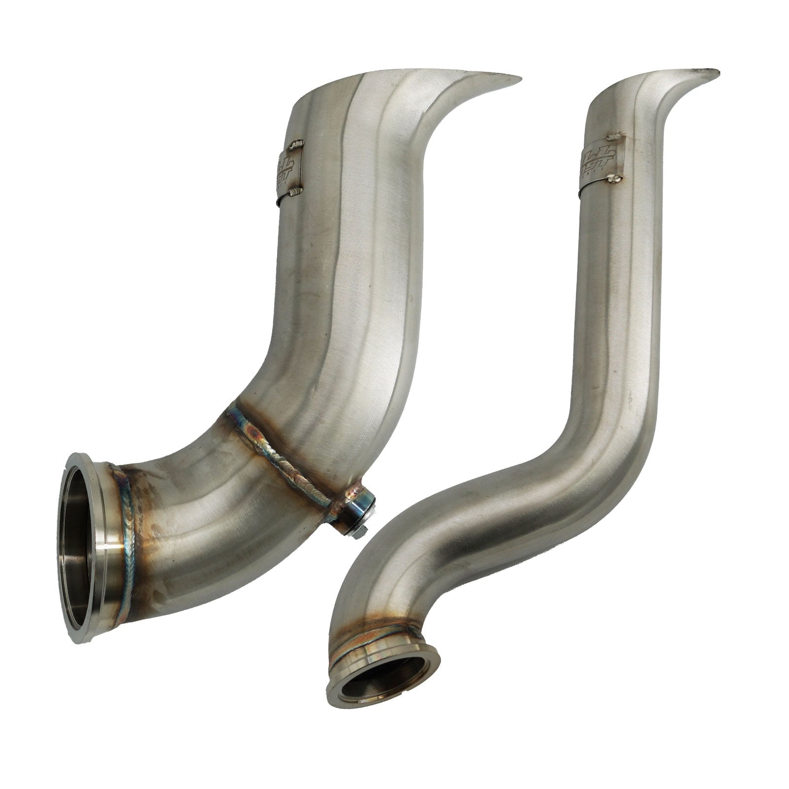 D Series Tear Drop Hood Exit Up Pipe Dump Tube For Top Mount Turbo ...