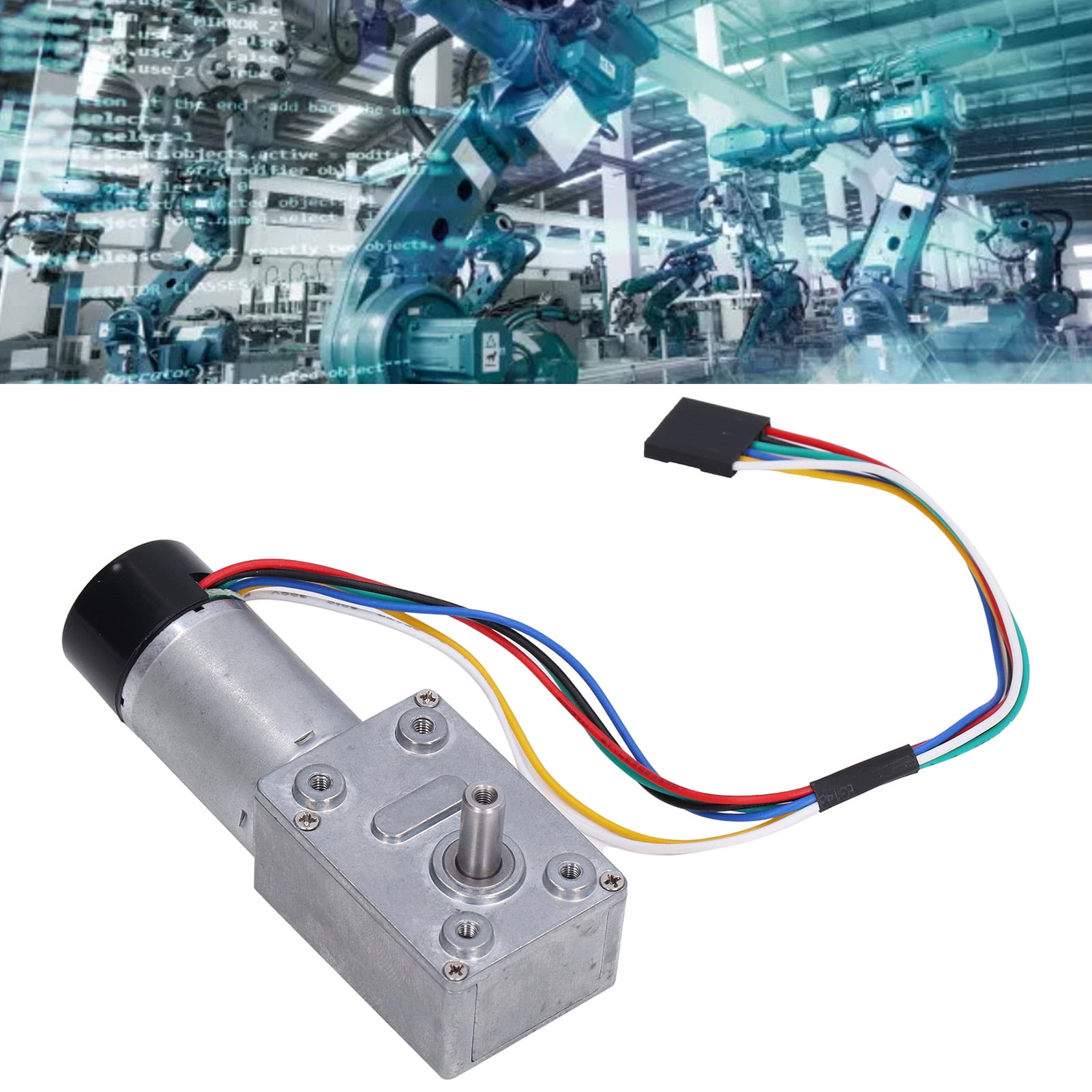 D,Shaft Worm Gear Motor, High Hardness, Red Copper Coil, Adjustable ...