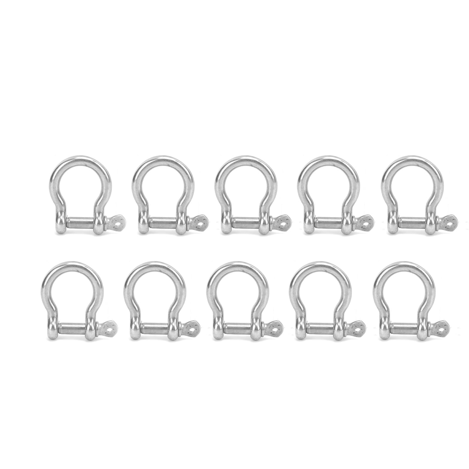 D-Shape Shackle Set Stainless Steel Anchor with Screw Pin - Walmart.com