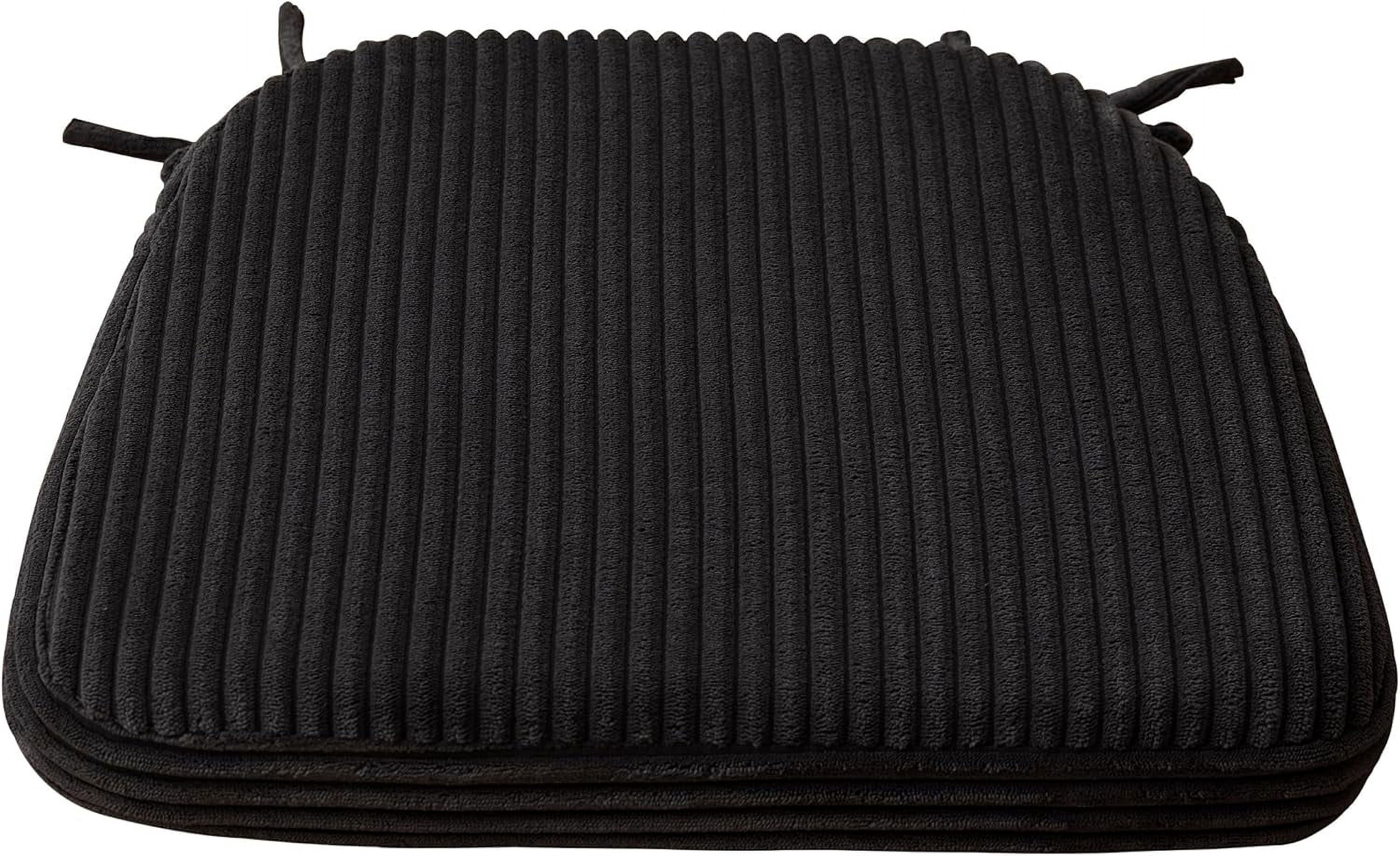 D-Shaped Chair Pads Cushions for Dinner Chairs, 17 x 16 Inch Supportive ...