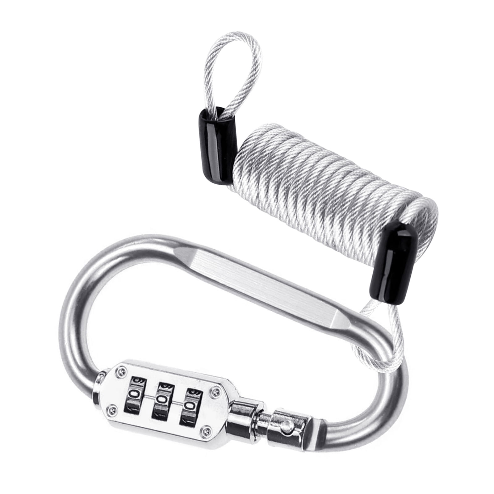 D-Shaped Code Lock for Bicycles Security Cable Lock, Outdoor Lock ...