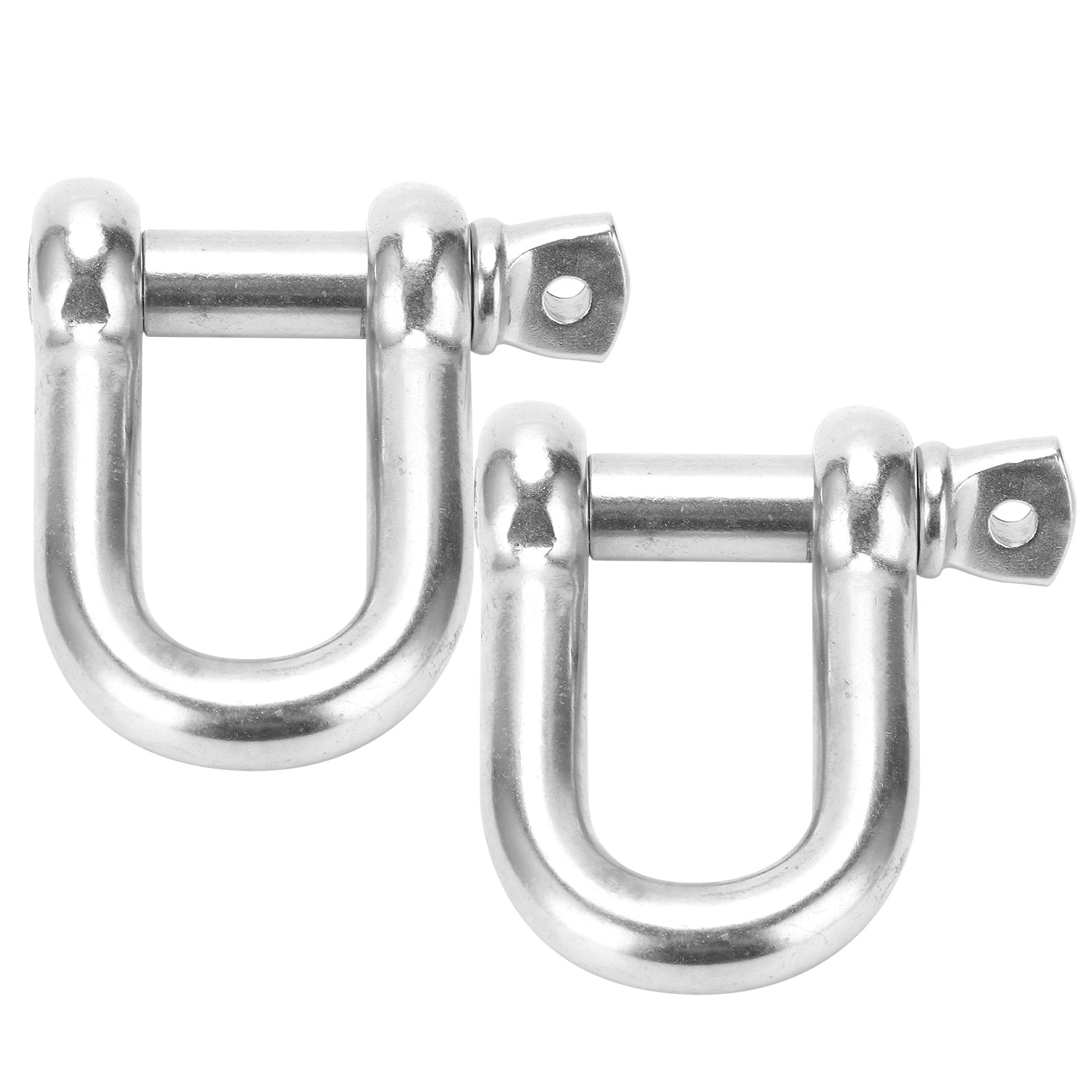 D-Shaped M20 Screw Pin Anchor Shackles, 304 Stainless Steel, Heavy Duty ...