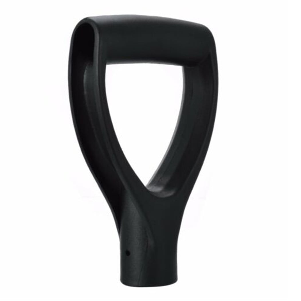 D-Shaped Shovel Handle Replacement, Ergonomic Black Plastic Top Handle ...
